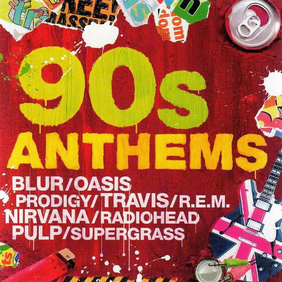 Car tula Frontal De 90s Anthems Portada Car tula Frontal De 90s Anthems Portada