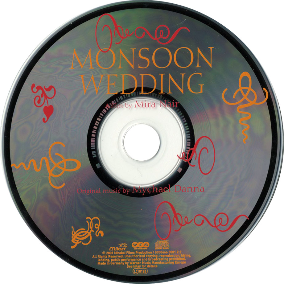 Car tula Cd de Bso La Boda Del Monzon (Monsoon Wedding) - Portada