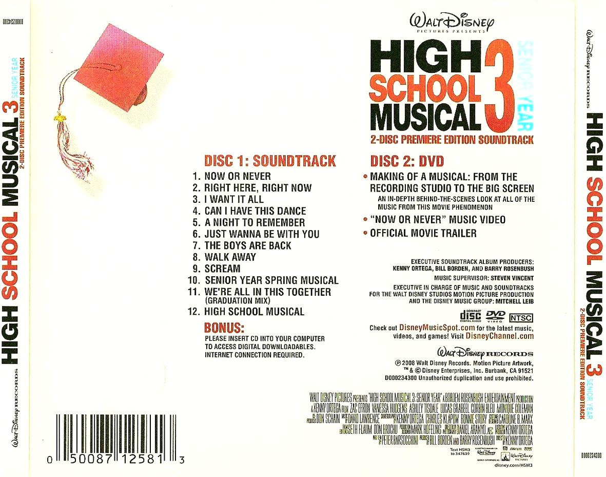 High School Musical 3 Album Cover