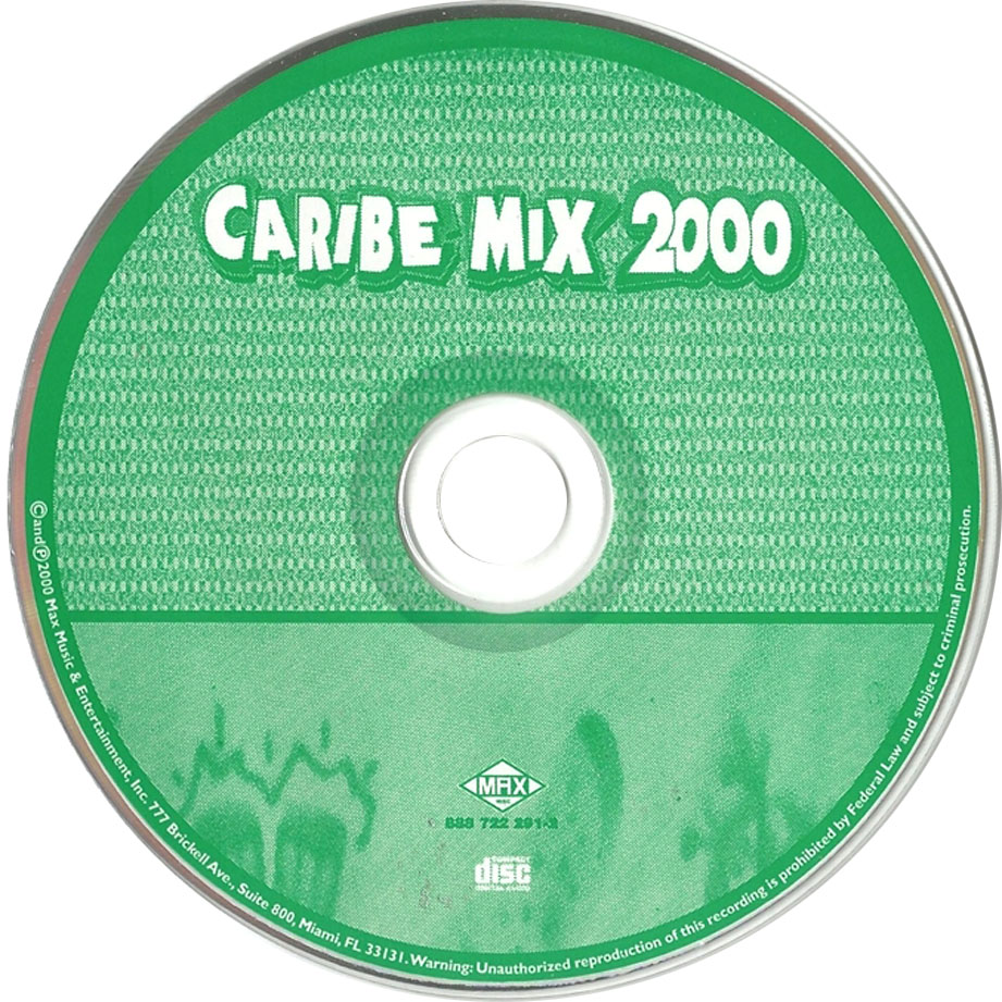 Car tula Cd de Caribe Mix U.s.a. 2000 - Portada