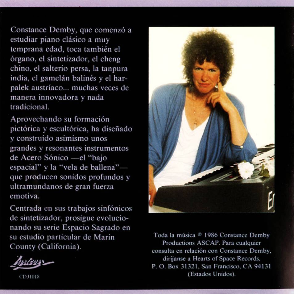 Car tula Interior Frontal de Constance Demby - Novus Magnificat - Portada