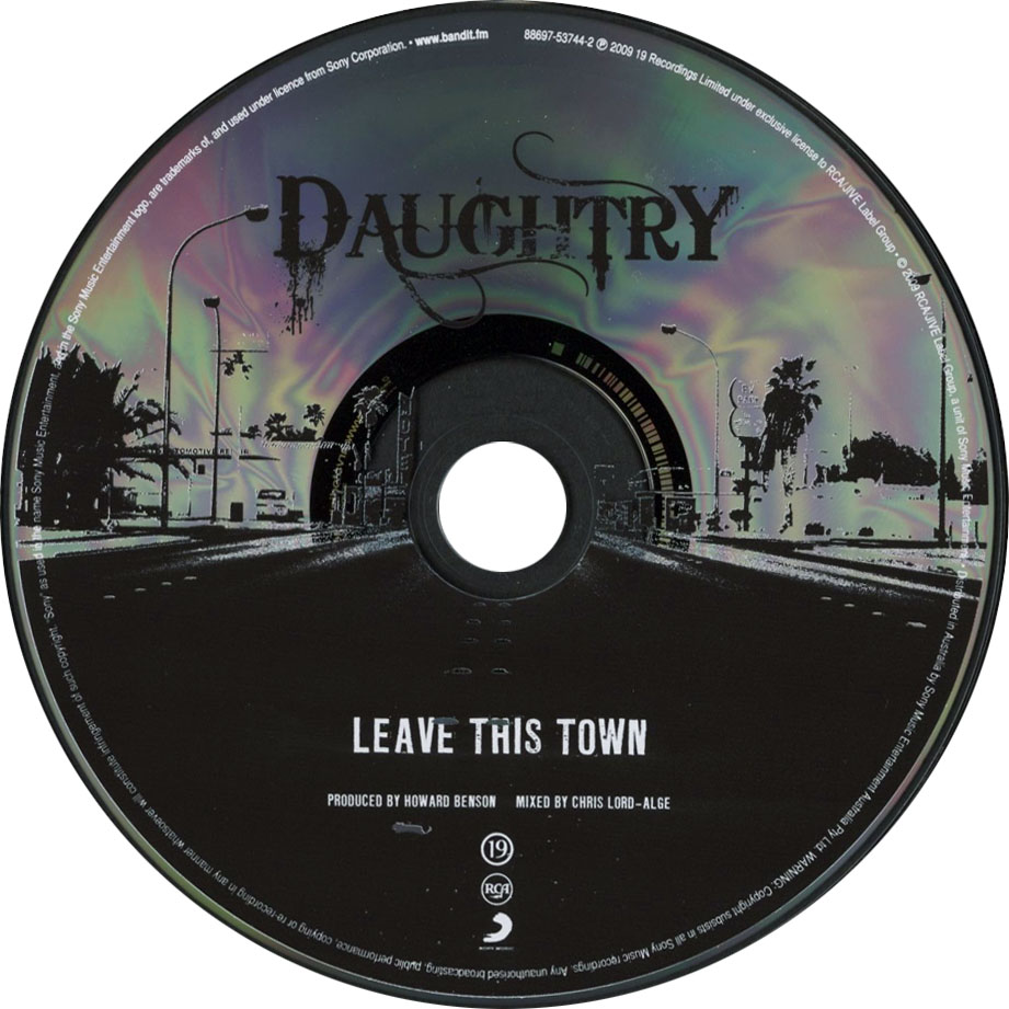 Car Tula Cd De Daughtry Leave This Town Portada Car Tula Cd De Daughtry Leave This Town Portada