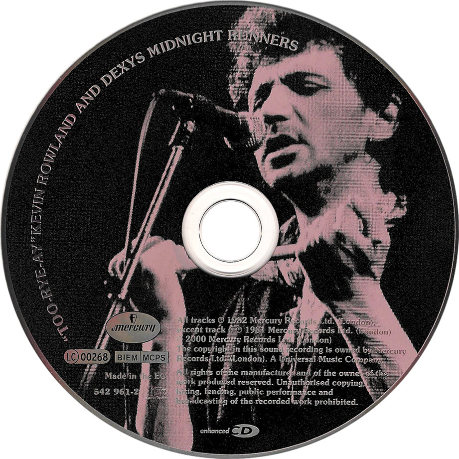 Car tula Cd de Dexys Midnight Runners - Too-Rye-ay (2000) - Portada