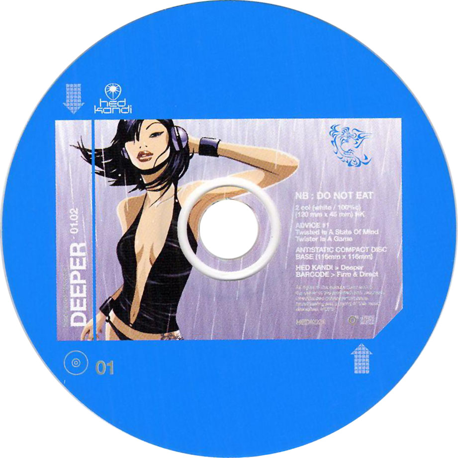 Car tula Cd1 de Hed Kandi Deeper 01.02 - Portada