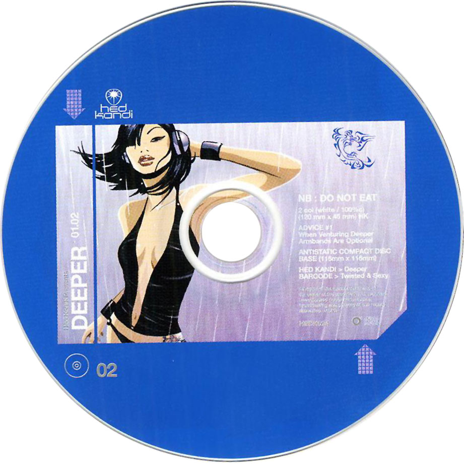 Car tula Cd2 de Hed Kandi Deeper 01.02 - Portada