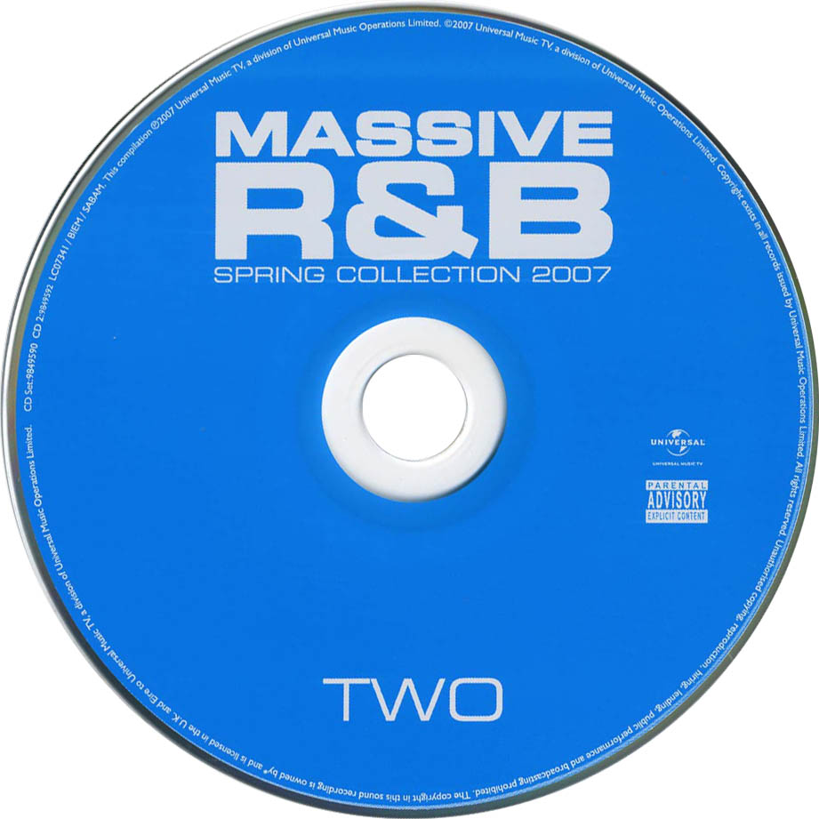 Car tula Cd2 de Massive R&b Spring Collection 2007 - Portada