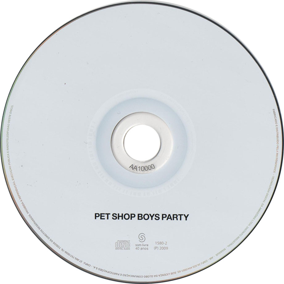 Car Tula Cd De Pet Shop Boys Party The Greatest Hits Portada
