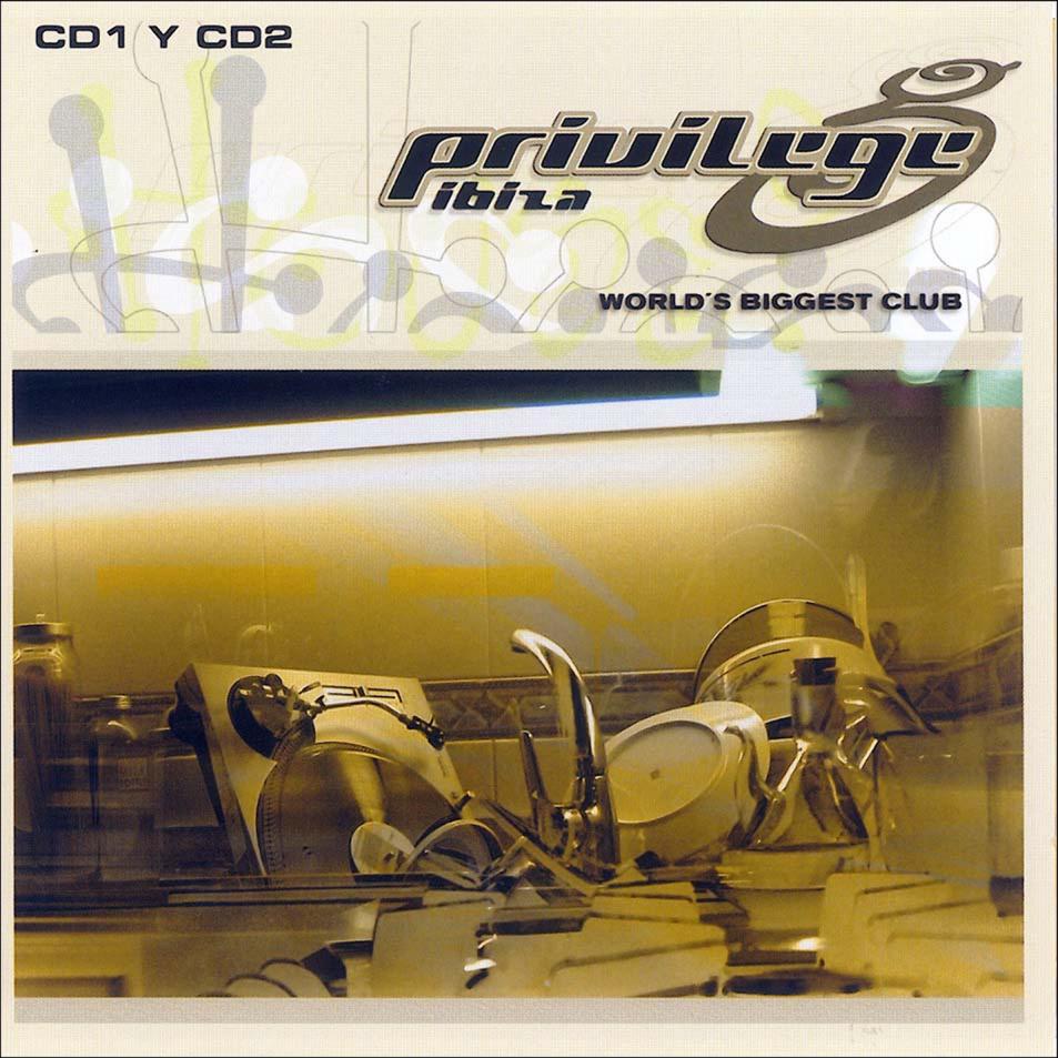 Car tula Frontal de Privilege Ibiza 2003 Cd 1 Y 2 - Portada