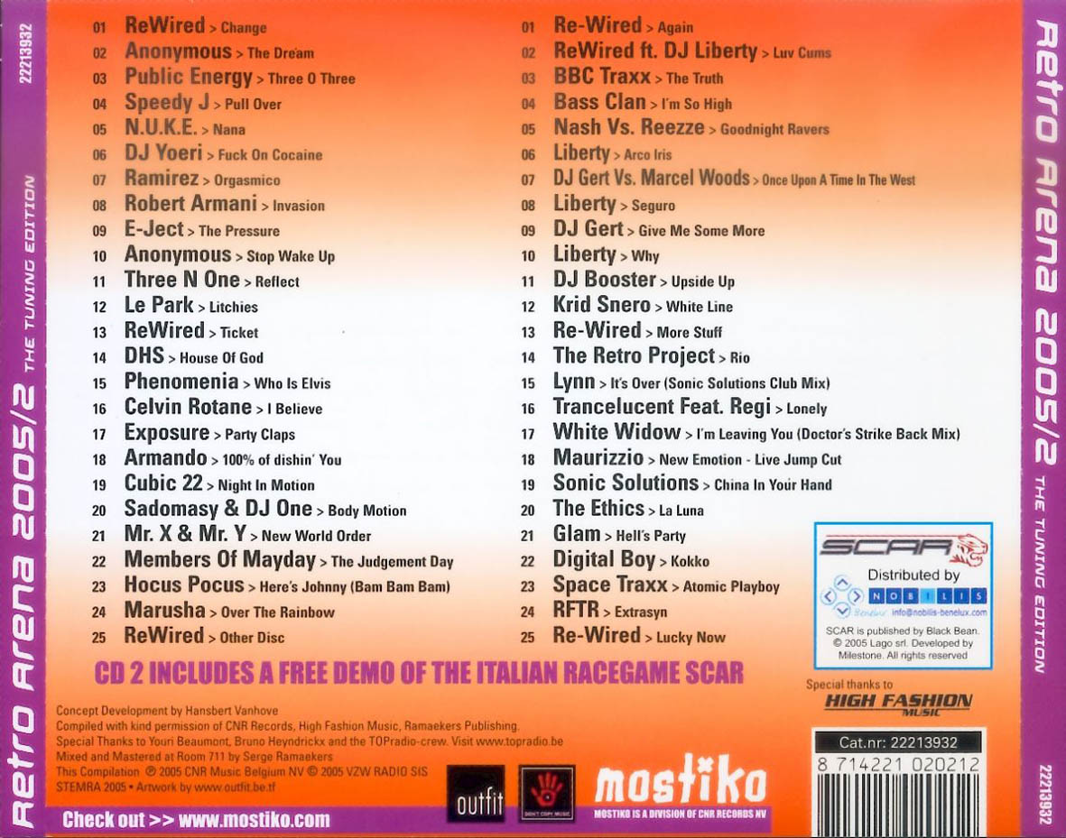 Car tula Trasera de Retro Arena 2005/2 (The Tuning Edition) - Portada