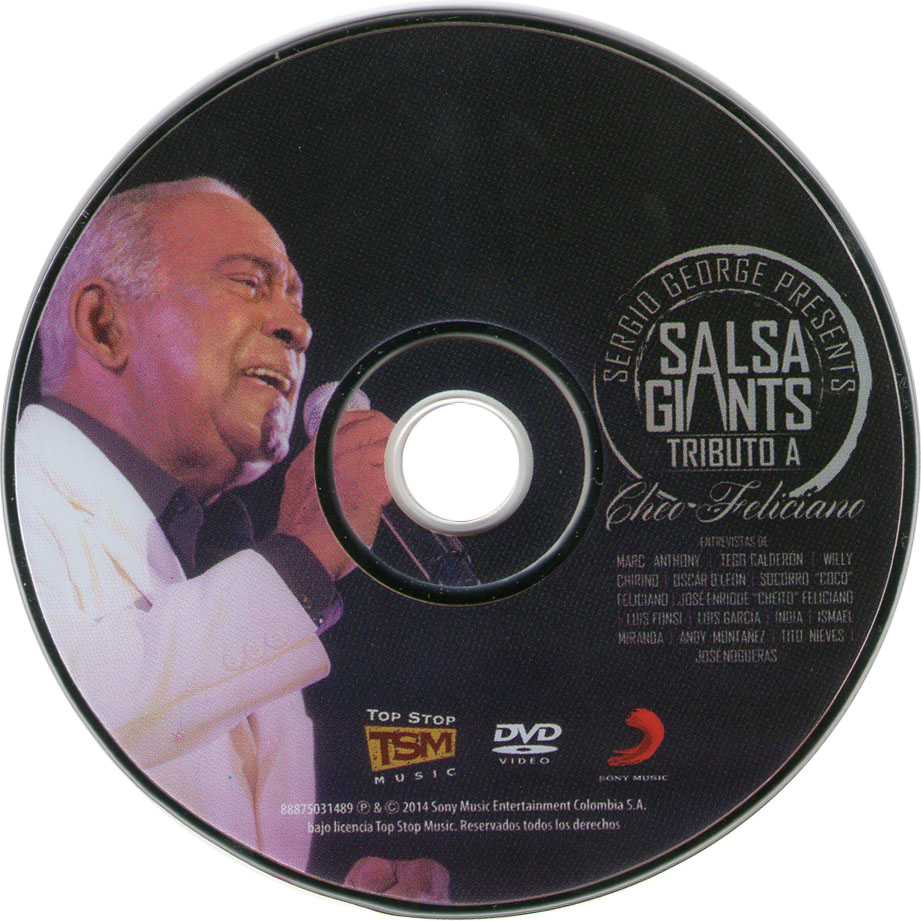 Car tula Dvd de Sergio George Presents Salsa Giants: Tributo A Cheo ...
