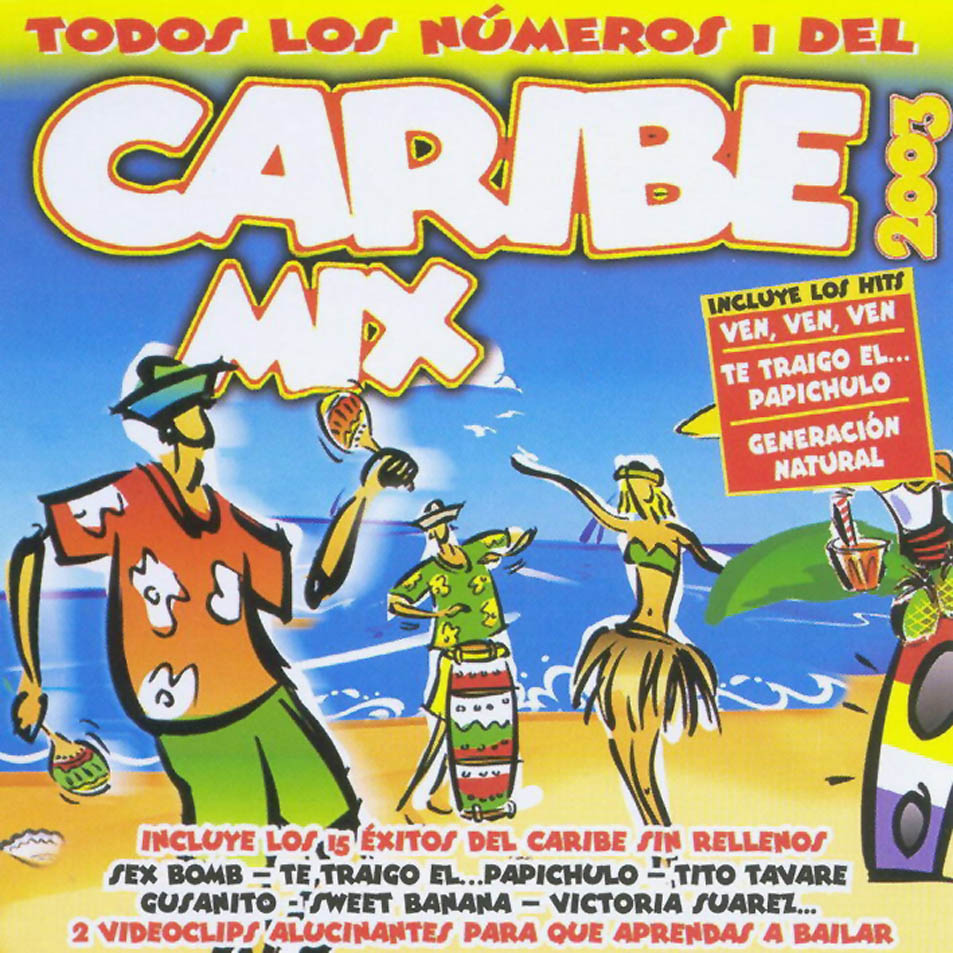 Car tula Frontal de Todos Los N 1 Del Caribe Mix 2003 - Portada