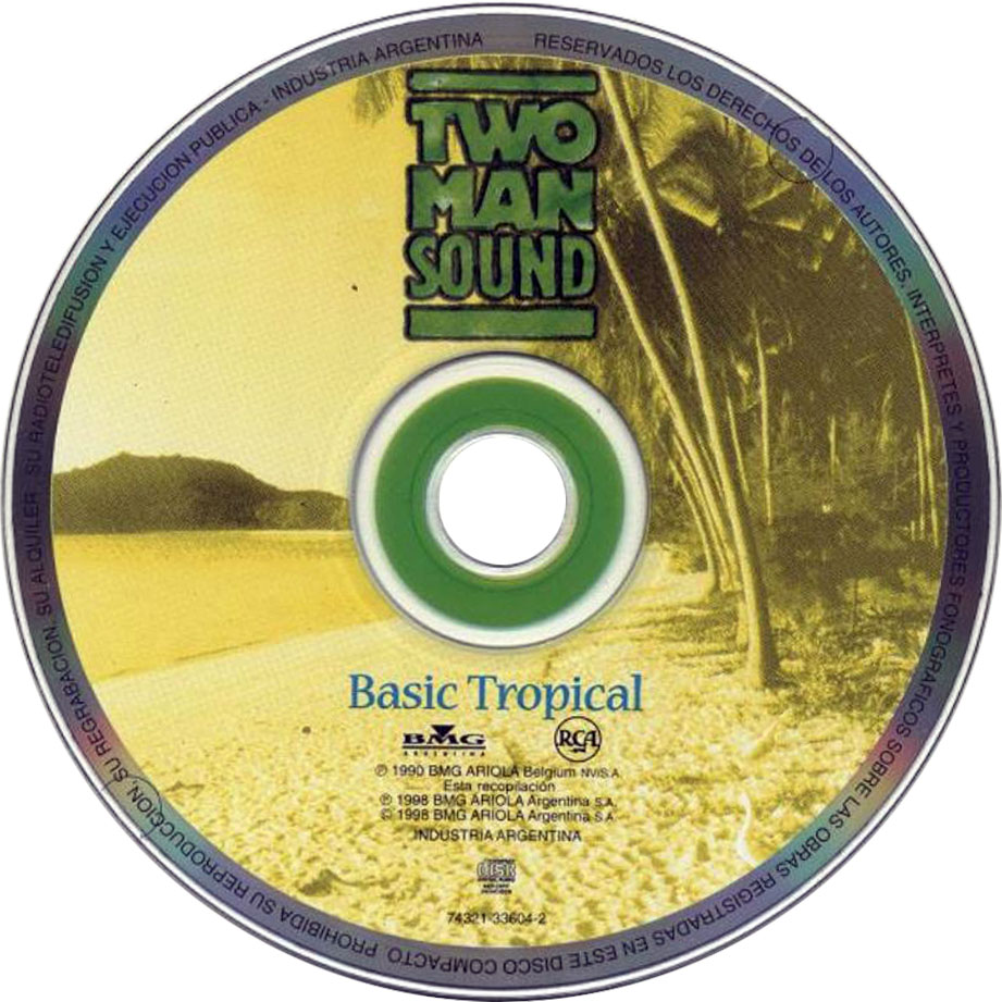 Car tula Cd de Two Man Sound - Basic Tropical - Portada