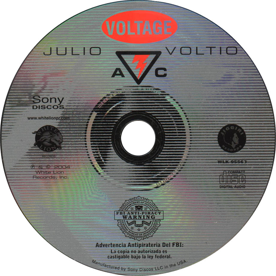 Car tula Cd de Voltio - Voltaje Ac - Portada