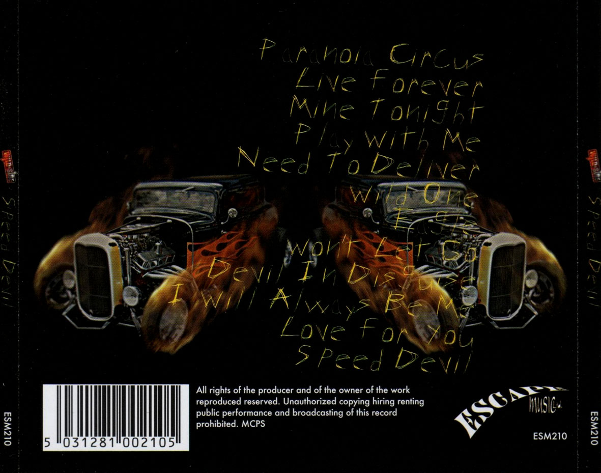 Car tula Trasera de Wild Side - Speed Devil - Portada